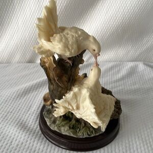 Louis Dionne | Accents | Louis Dionne Doves Figurine Featuring A Family ...